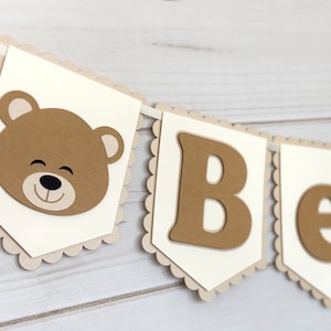 Beary First Birthday Banner Bear Decorations Bearly One Decorations ...