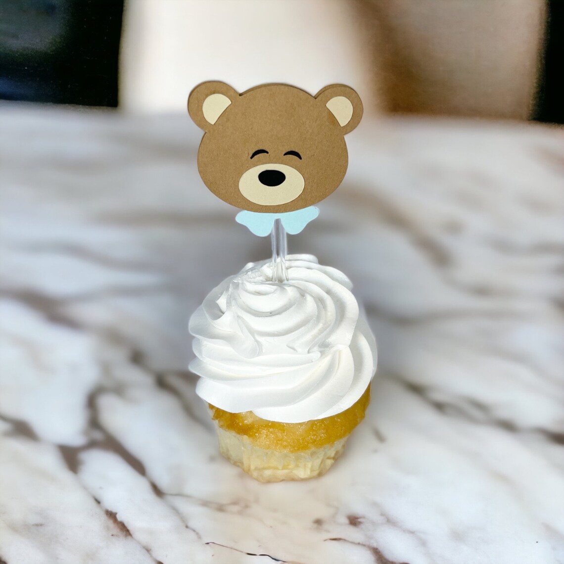 Teddy Bear Theme Cupcake Toppers Bearly One Theme Party Teddy - Etsy
