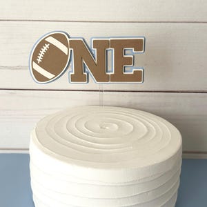 Football Cake Topper Football First Birthday Cake Topper First Down ...