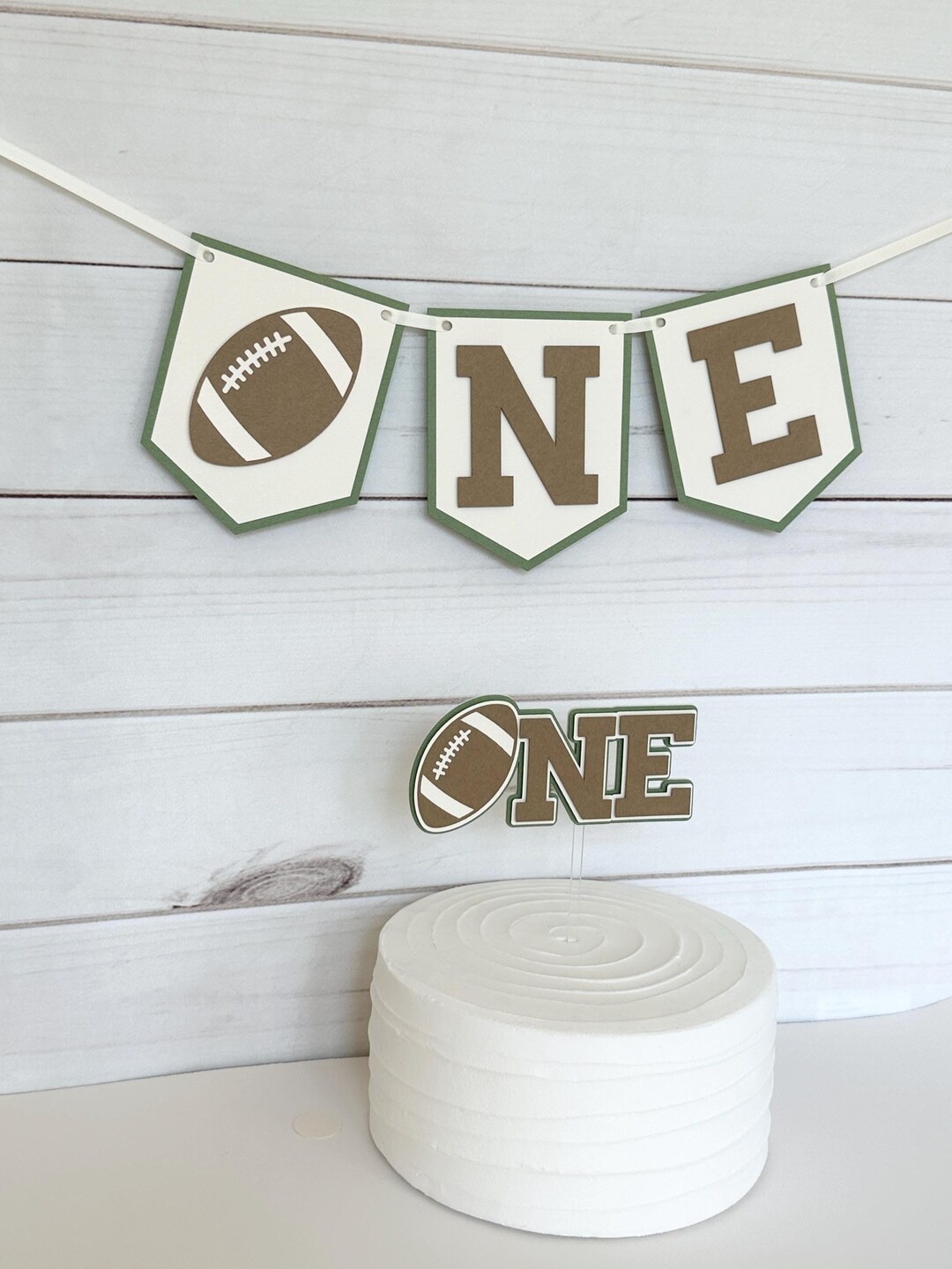 Football Birthday Banner Football First Down Birthday Banner First Year ...