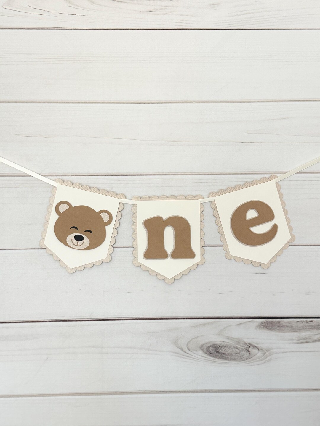 Teddy Bear One Highchair Banner Teddy Bear Party Decor Bear Smash Cake ...