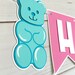 Gummy Bear Happy Birthday Banner Bear Banner Beary First Birthday Party ...