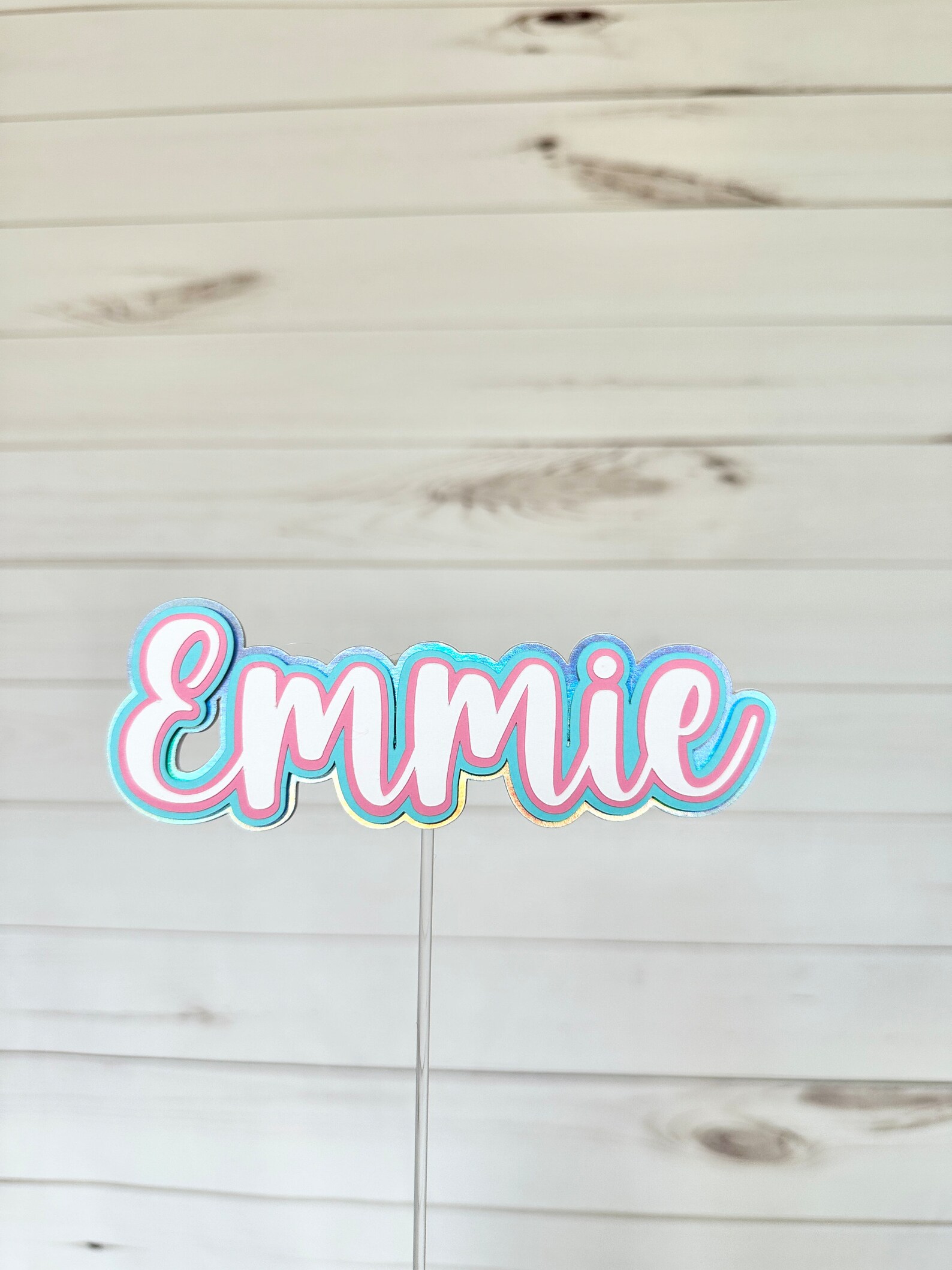 Custom Name Cake Topper Girl Name Cake Topper Girl Birthday Theme Decor ...
