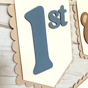Teddy Bear Birthday Banner Teddy Bear Decorations Beary First Birthday ...