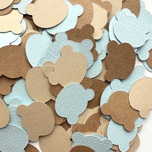 Teddy Bear Confetti, Bear Confetti, Teddy Bear Party Decorations, Bear ...