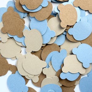 Teddy Bear Confetti, Bear Confetti, Teddy Bear Party Decorations, Bear ...