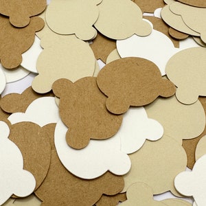 Teddy Bear Confetti, Bear Confetti, Teddy Bear Party Decorations, Bear ...