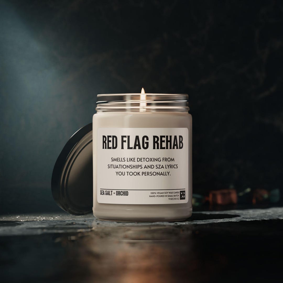 RED FLAG REHAB Soy Candle - Breakup Kit Candle Collection, 9oz, Various ...