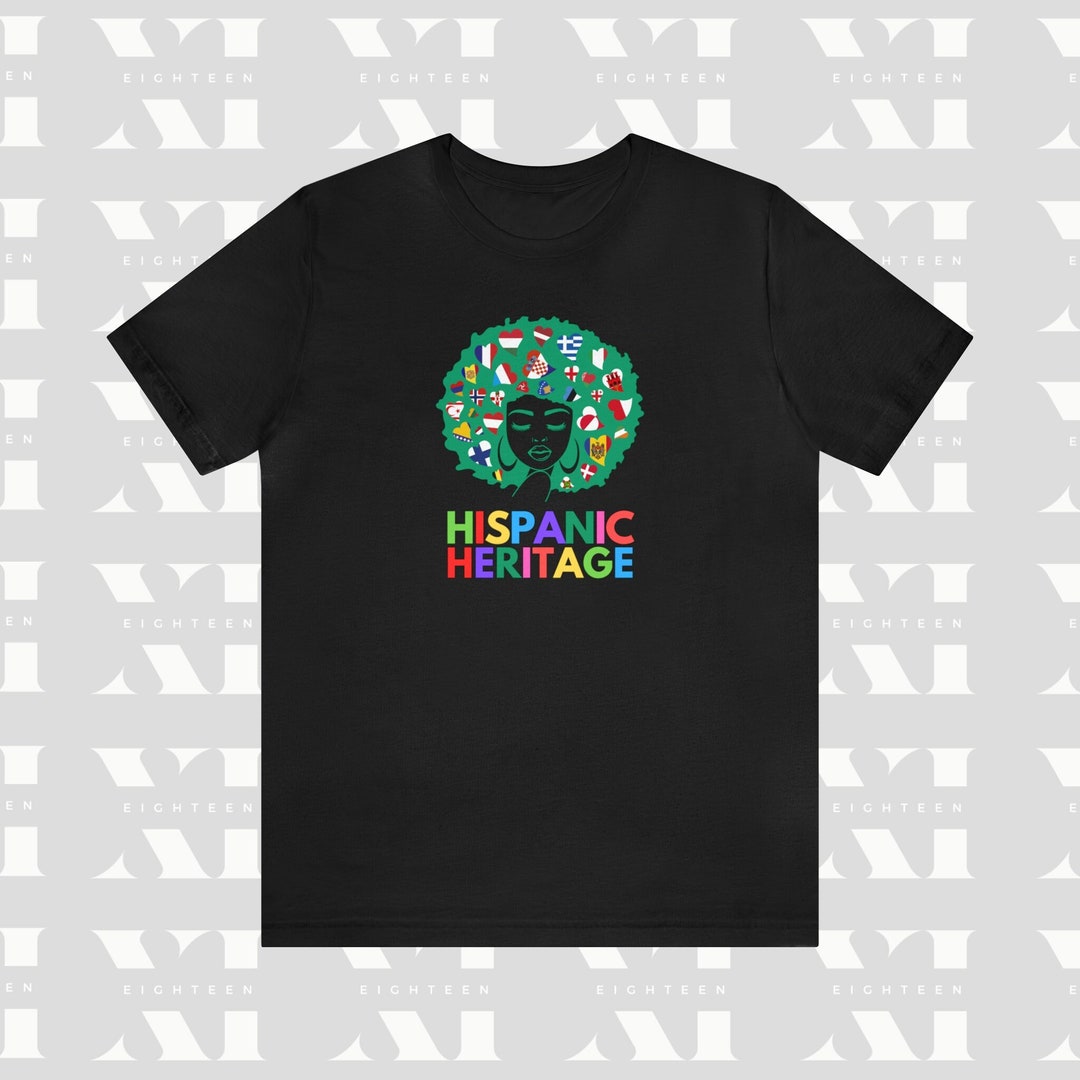 Hispanic Heritage Month T-shirt, Afro Latina Shirt, Latinx Tee ...