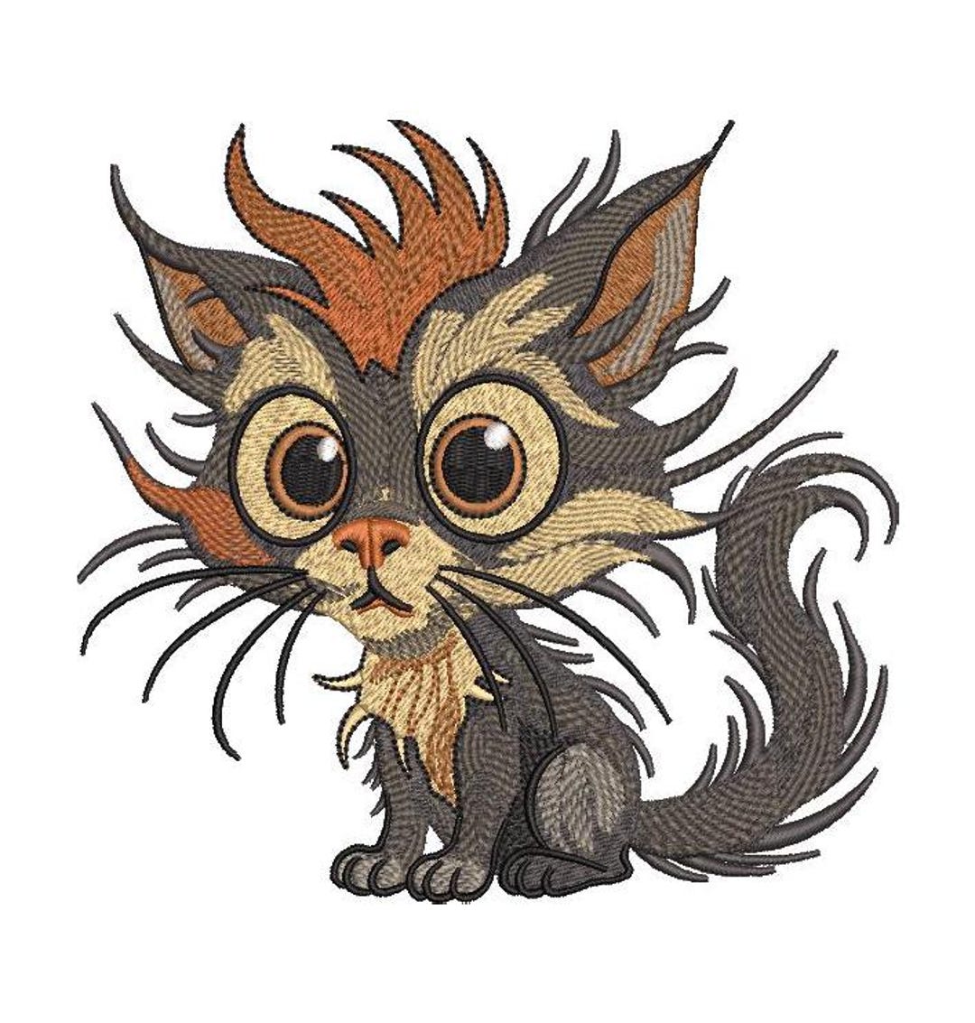 Cat Whisk Embroidery Design Embroidery Cat Whisk Machine Embroidery ...