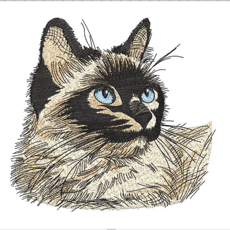 Siamese Embroidery - Etsy