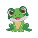 Baby Frog Machine Embroidery Design, Cute Animal (instant Download) - Etsy