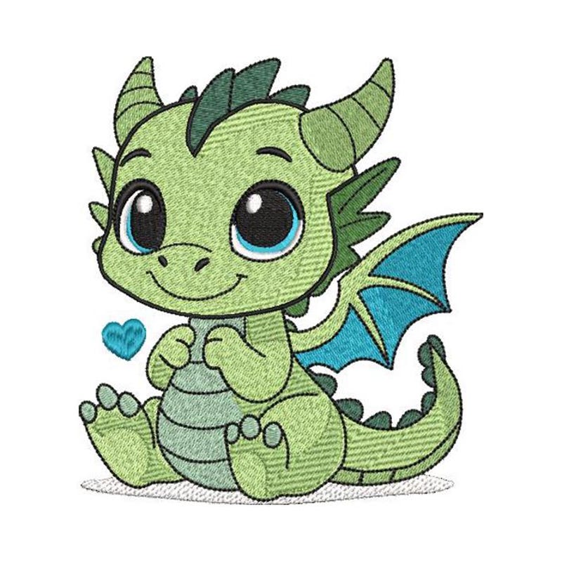 Dragon Embroidery Patch - Etsy