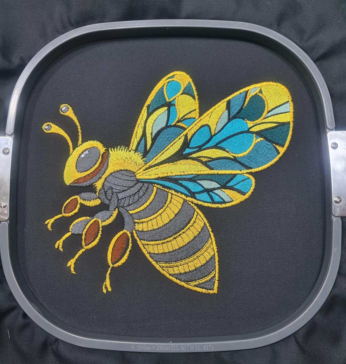 Colorful Bee Machine Embroidery Design: 3 Sizes (instant Download) - Etsy