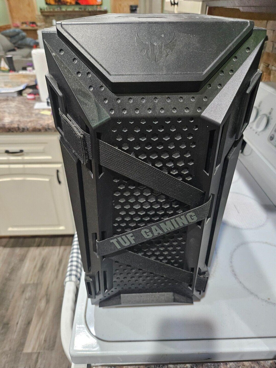 Asus GT301 TUF Gaming Black ATX Desktop Computer Case Plus Power Suppy ...