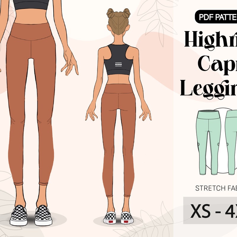 Capri Pants Pattern - Etsy