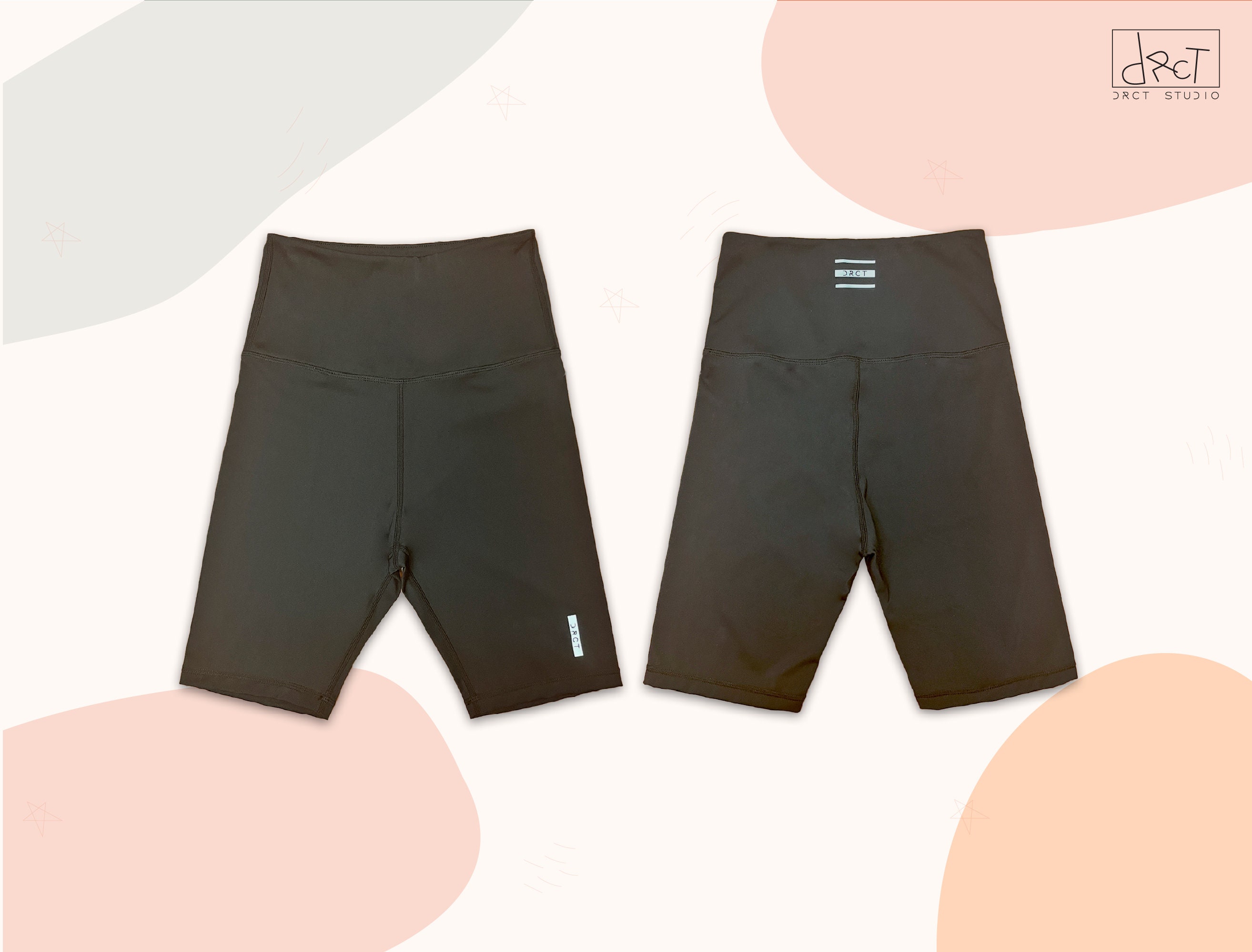 High Waist Bike Shorts Sewing Pattern (XS–4XL) (PDF Digital Download ...