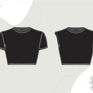 Women’s Baby Tee Sewing Pattern | PDF Digital Download | XXS–6XL ...