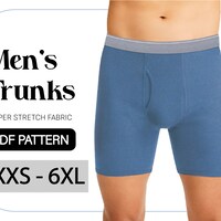 Men Shorts Sewing Pattern | Boxers Loungewear Pattern | Easy Beginner ...