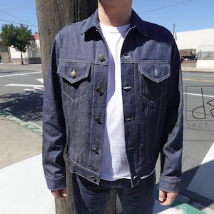 Men’s Denim Jacket | PDF Sewing Pattern | XXS–5XL | A4 / A0 / Letter ...