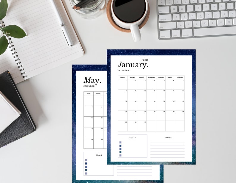 Printable Caledendar 2023 Plan Your Monthly Appointments and Tasks With ...