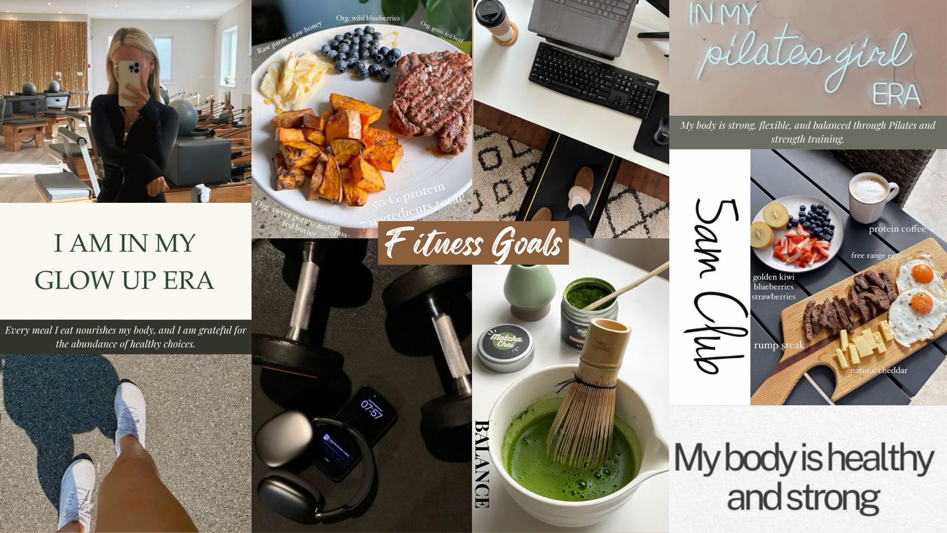 Printable Vision Board Template for Manifestation | Goal-setting Vision ...