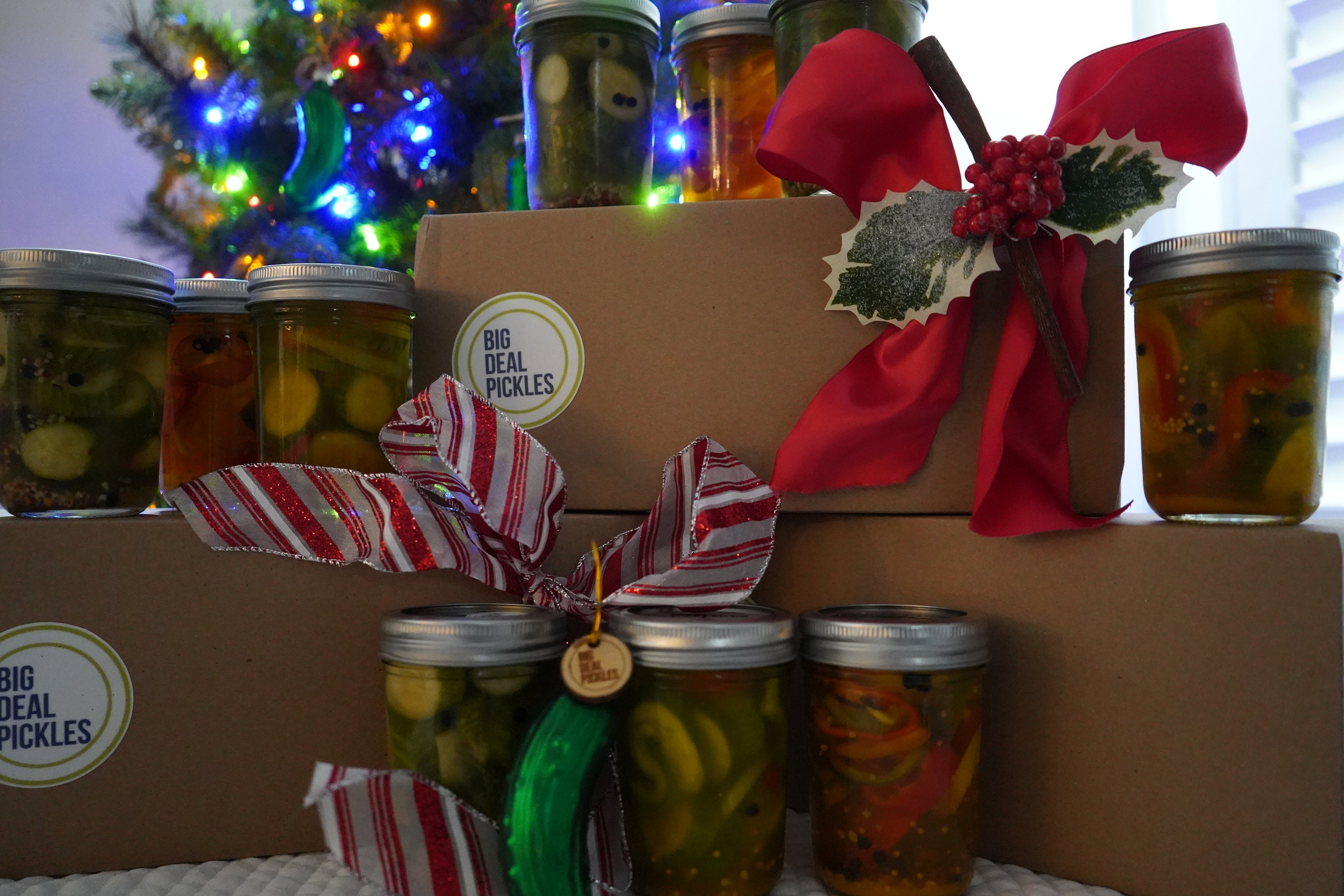 Holiday Charcuterie Pickles 3 Jars Packaged Ready to Gift - Etsy