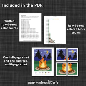 C2C Campfire Blanket Crochet Pattern - Etsy