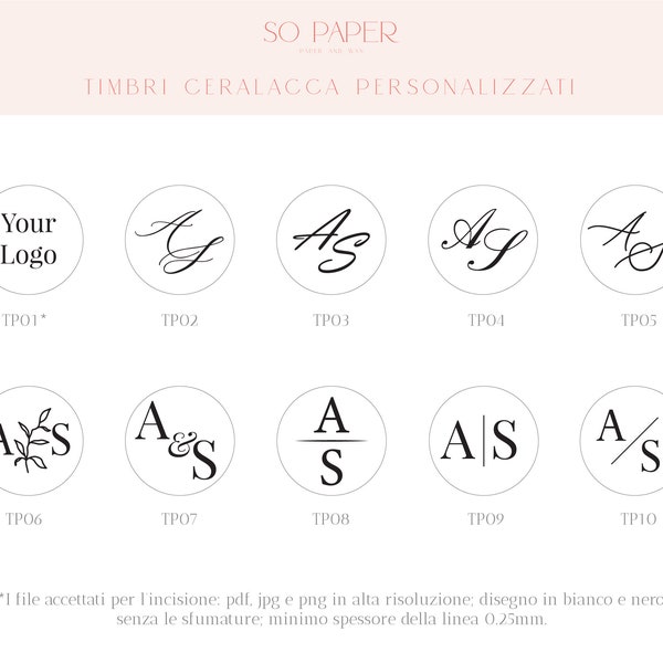 Timbro personalizzato matrimonio - Etsy Italia