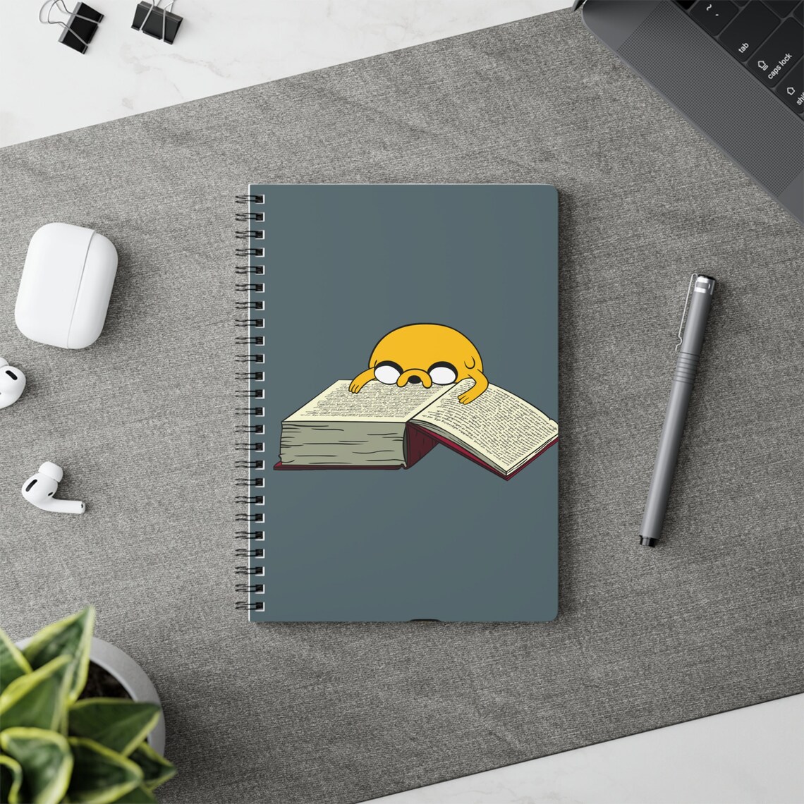Adventure Time Wirebound Softcover Notebook, A5| Jake the Dog Notebook ...