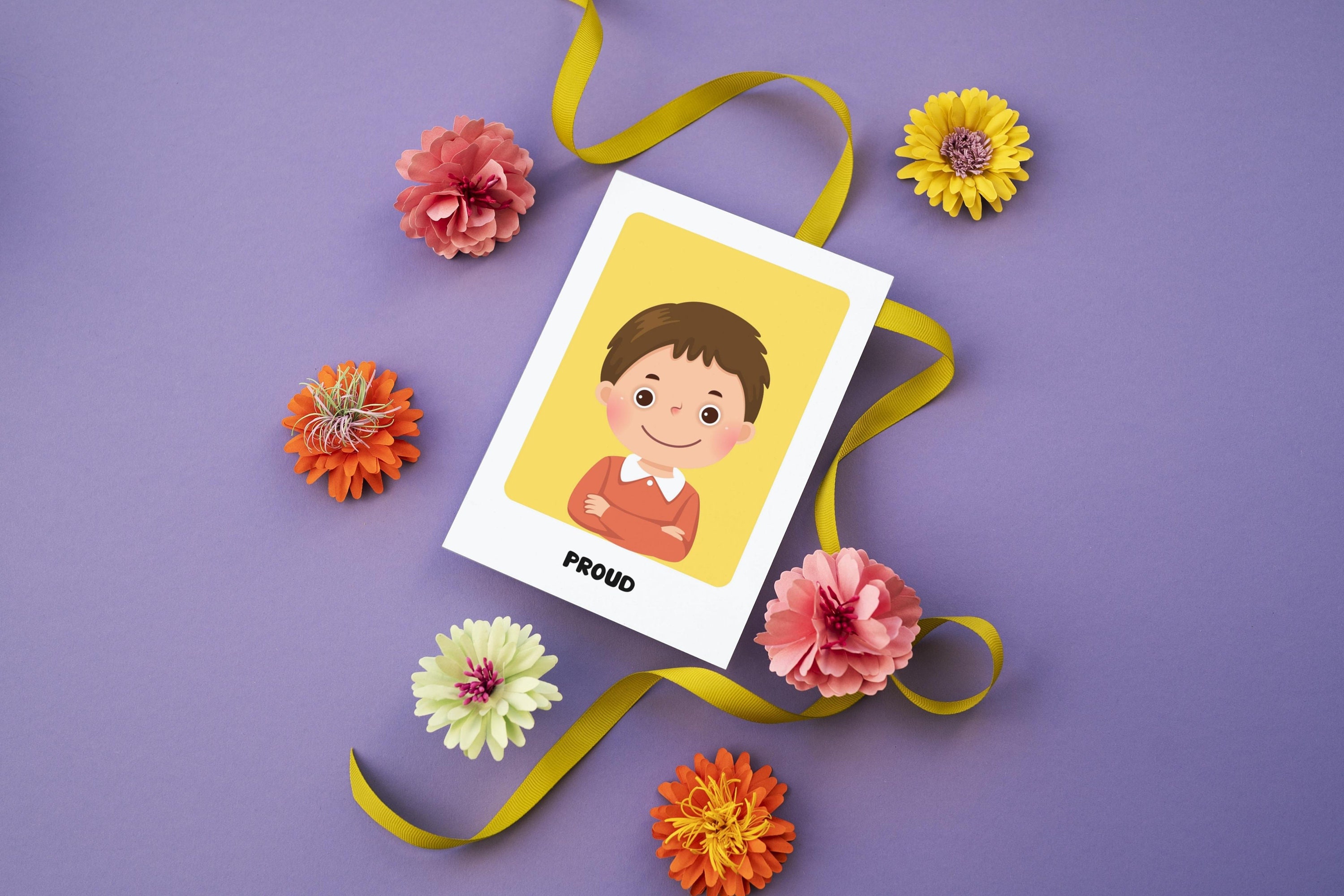 Tarjetas de emociones para niños Actividad de aprendizaje - Etsy México