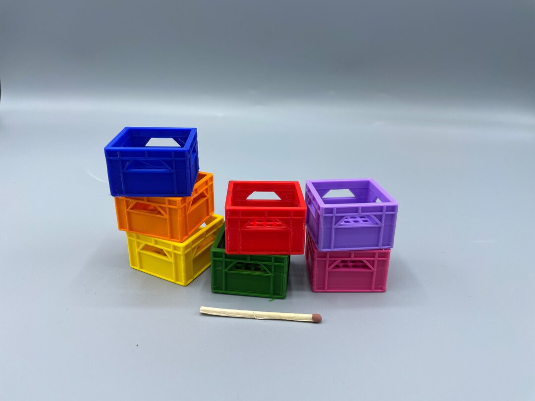 Miniature Milk Crate 1:12 - Etsy