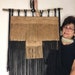 PALENQUE. Wall Hanging. Textile Art. Cotton and Macrame. Bark Amate ...