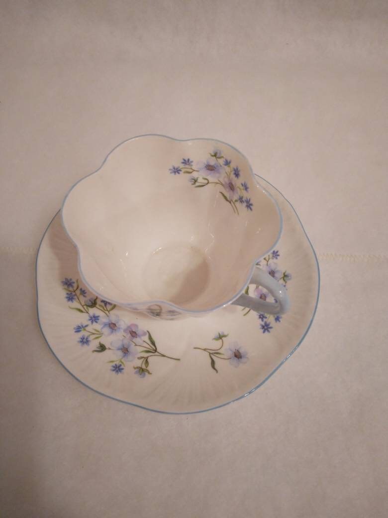Vintage Shelley Tea Cup & Saucer Hard to Find No. 13581 English Shelley ...