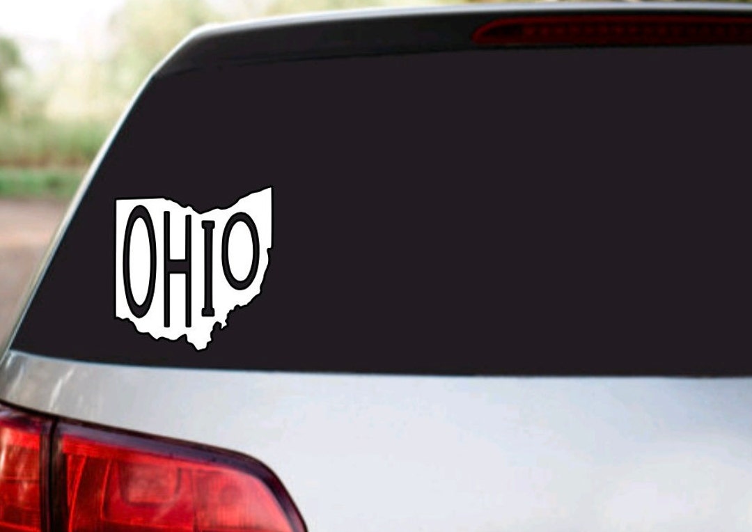 Ohio Car Decal / Ohio Home State Decal Sticker / Ohio Home / OH Laptop ...