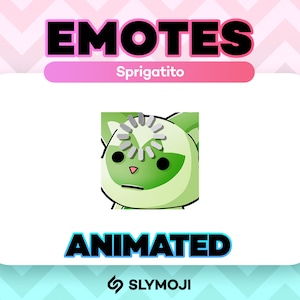 Animated Sprigatito Blank Derp Emote for Twitch Streamers, Discord ...