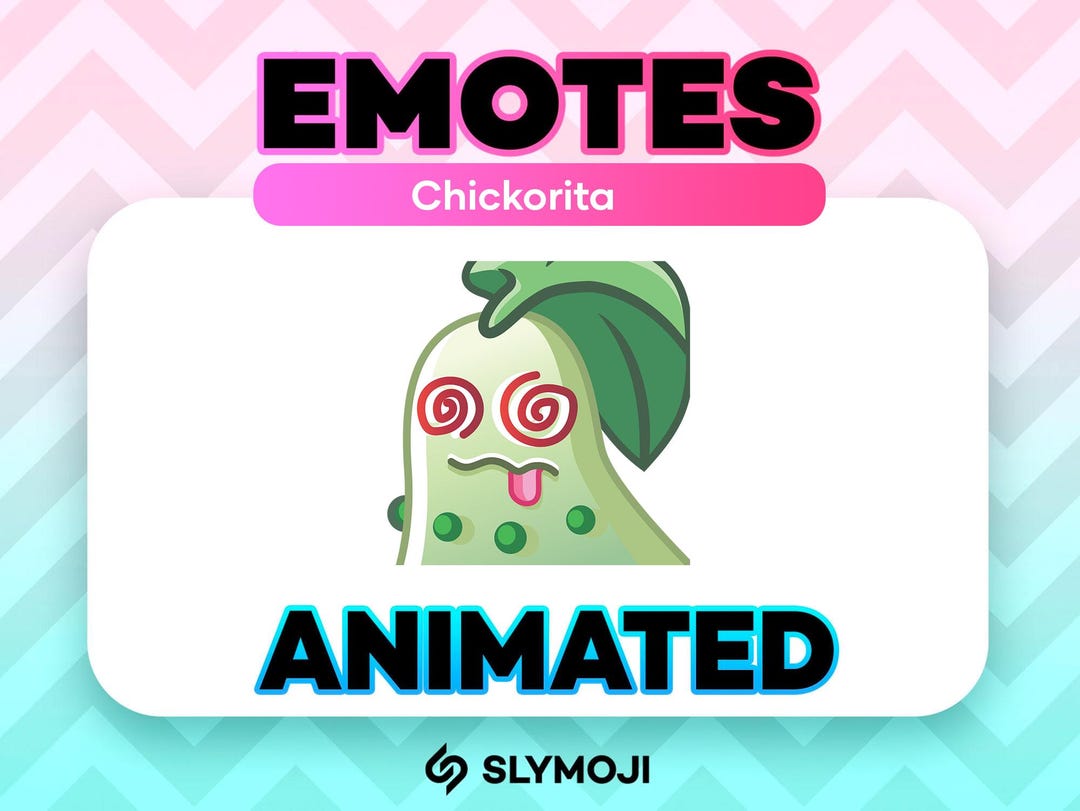 Animated Chickorita Oof Emote - Funny Pokemon Legends Z-A ZA Champions ...