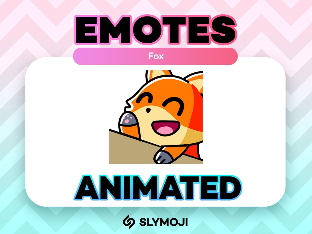 Animated Fox Happy Bongo Emote - Cute Kawaii Chibi Twitch Emoji ...