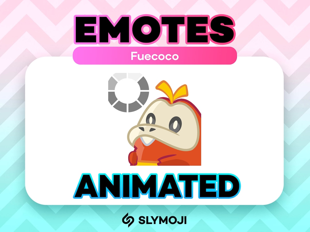 Animated Fuecoco Derp Blank Emote - Funny Pokemon Scarlet Violet Twitch ...