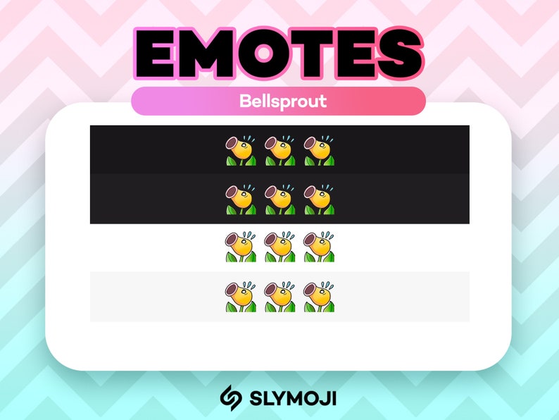 Bellsprout Pog Emote for Twitch Streamers, Discord, Youtube / Cute ...