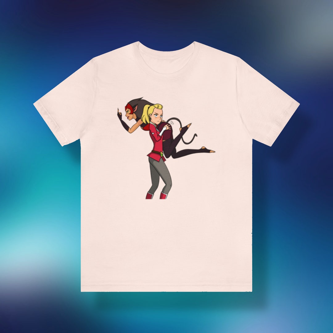 Catra and Adora Fanart Unisex Cotton T-shirt. Catradora Giving the ...