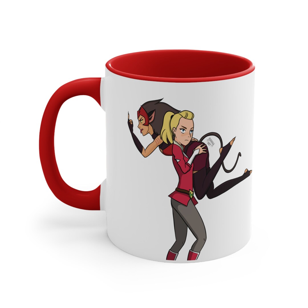 Catra and Adora Fanart Coffee Mug, 11oz. Perfect Gift for Catra and ...