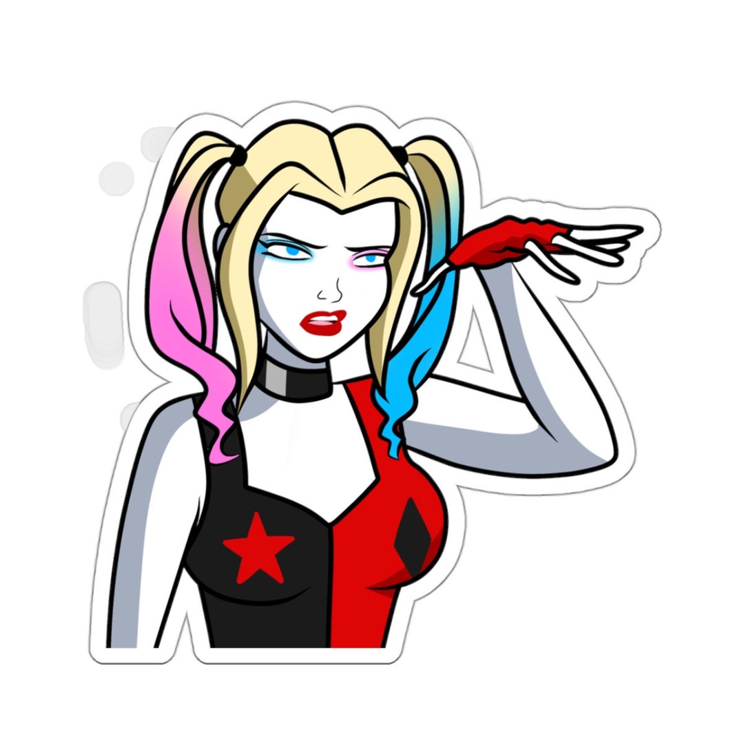 Harley Quin Meh Fanart Sticker. Perfect Gift for Harley Queen Fans ...