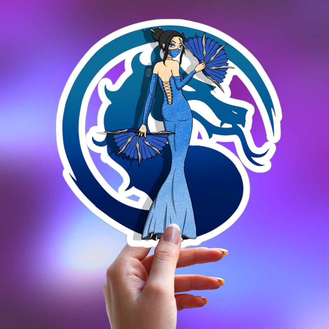 Kitana Sticker. Fancy Kitana Fanart Sticker. Gift for Kitana Fans. Gift ...
