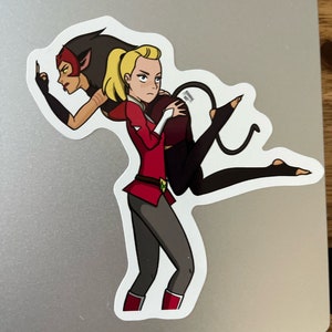Catra and Adora Fanart Hand Drawn Sticker. Gift for Catra and Adora Fan ...