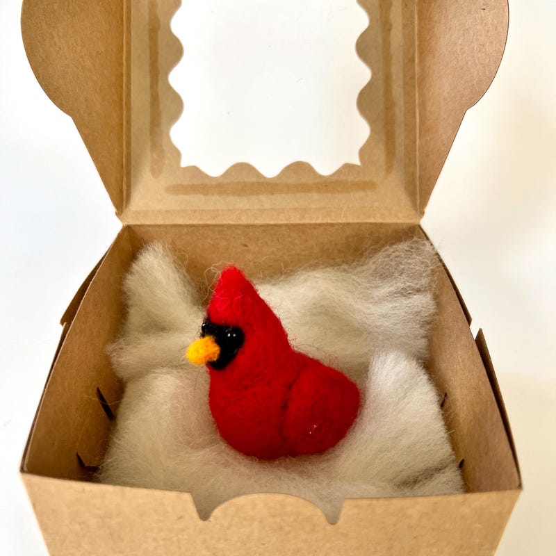 Felt Cardinal Ornament - Etsy