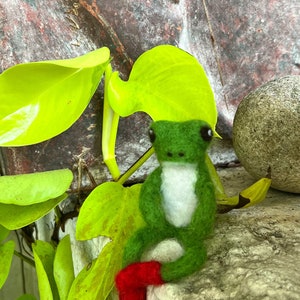 Needle Felted Custom Frog Portrait; Unique Gift; Handmade; Felted ...