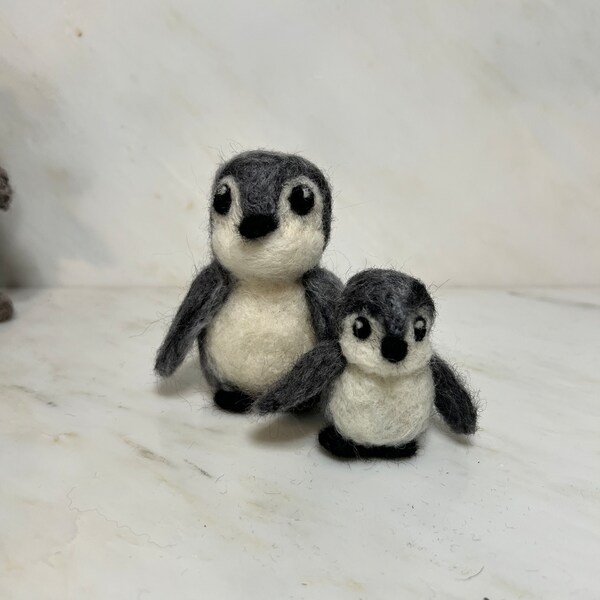 Needle Felt Penguin - Etsy