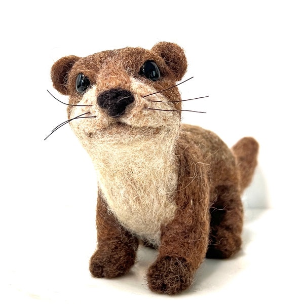 Needle Felted Otter - Etsy
