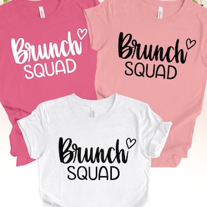 Brunch Squad Shirts, Brunch Group Shirts, Brunch Tshirts, Brunch Girls ...